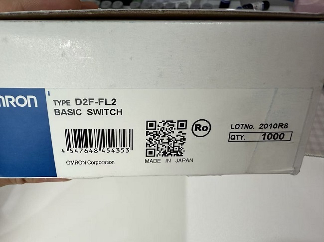 Microinterruttore base Omron D2F-FL2 1A a bassa forza di azionamento 0 ...